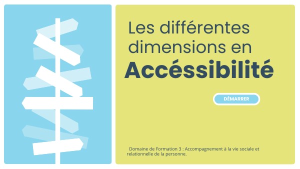 dimensions accéssibilité | Genially