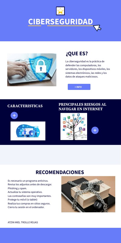 Infografía CIBERSEGURIDAD