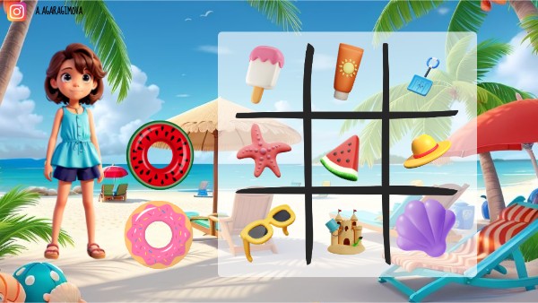 SUMMER TIC TAC TOE | Genially