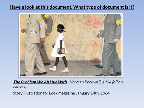 1.Norman Rockwell, The Problem we all live with