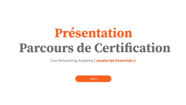 Présentation Parcours de Certification