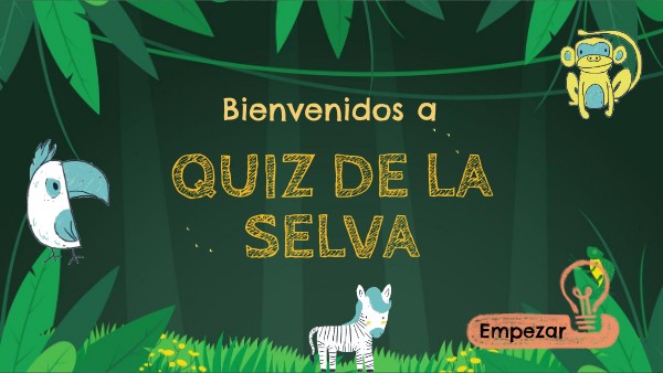 Animales de la selva.