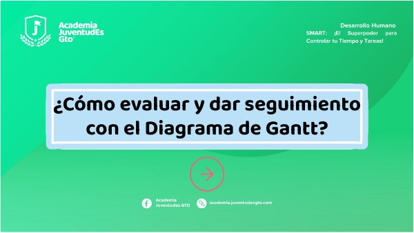 ¿Cómo evaluar y dar seguimiento con el Diagrama de Gantt? | Genially