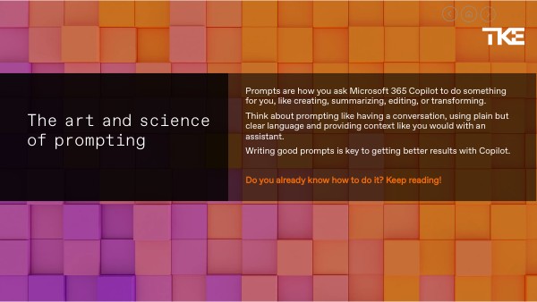 Copilot Champions - How to Prompt | Genially