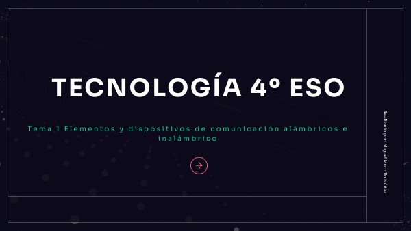 TEMA 1 DE TECNOLOGÍA 4º DE ESO | Genially