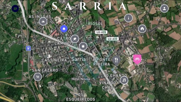 Mapa Interactivo Sarria