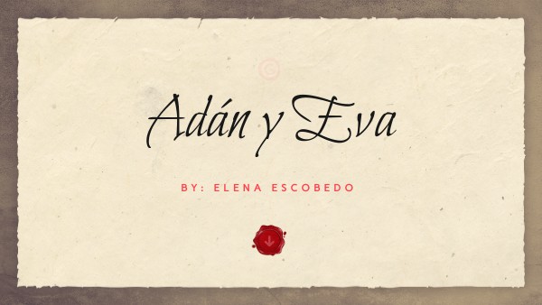 Presentación Adán y Eva | Genially