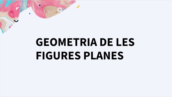 Geometria de les figures planes