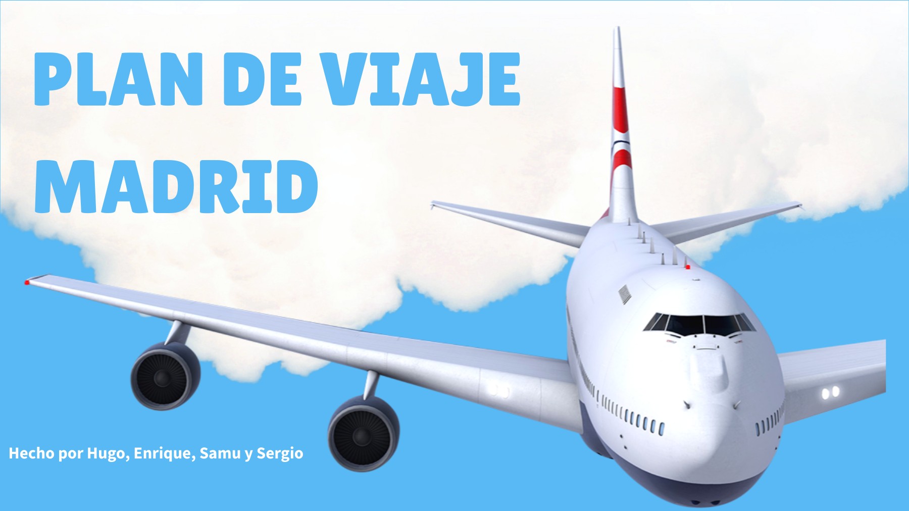 PRESENTACIÓN VIAJE EN AVIÓN