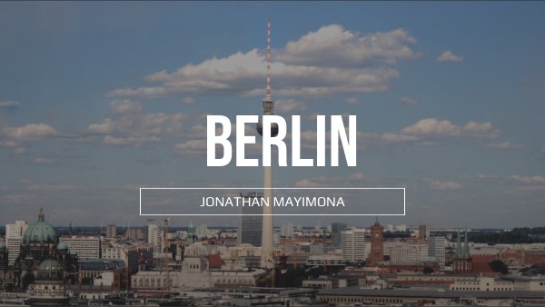 CITY PRESENTATION | Genially