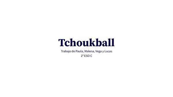 TCHOUKBALL