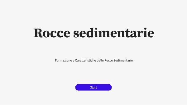 Rocce sedimentarie