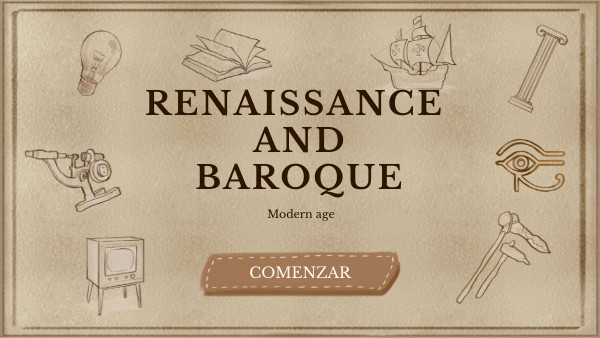 RENAISSANCE AND BAROQUE