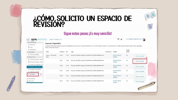 ¿CÓMO SOLICITO UN ESPACIO DE REVISIÓN? | Genially