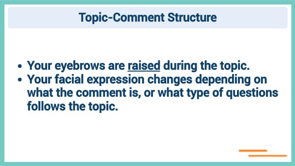 Video slide-TC structure instructions