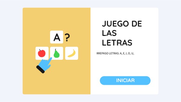 JUEGO DE LAS LETRAS | Genially