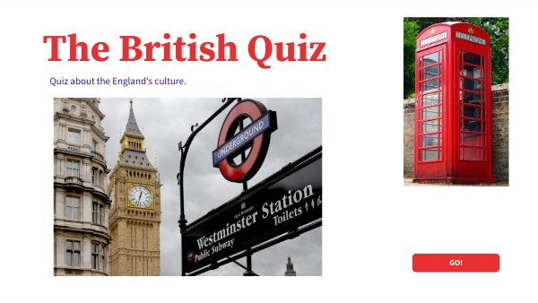 British Quiz | Genially