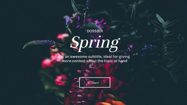 Spring dossier