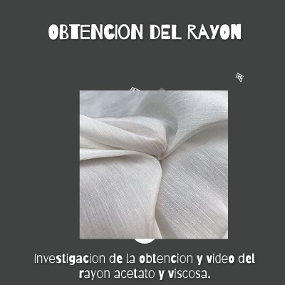 Obtención del Rayón
