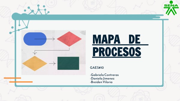 Presentación: Mapas de procesos y Diagrama de flujo | Genially