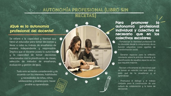 Autonomía profesional (libro sin recetas)