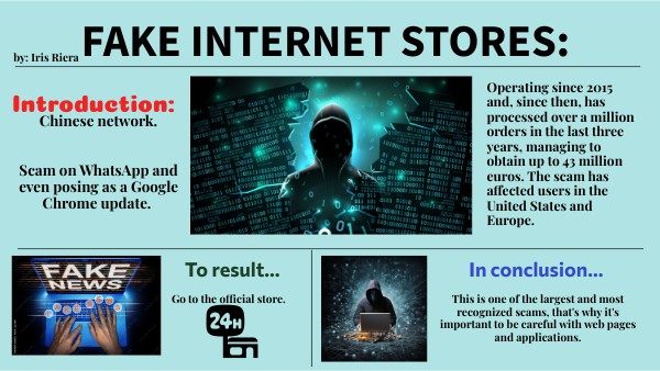 Fake Internet Stores | Genially