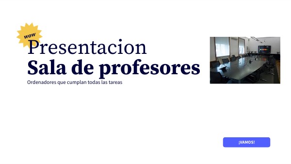 Sala de profesores | Genially