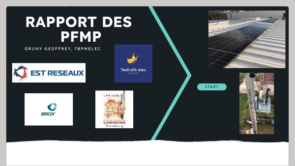 RAPPORT DE PFMP