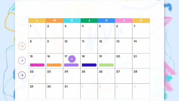 Vocabulario calendario