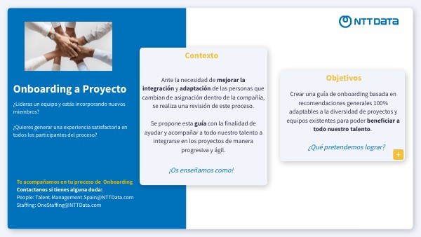 NUEVO (resumen) Onboarding a Proyecto