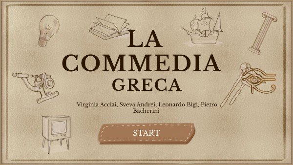 La commedia greca