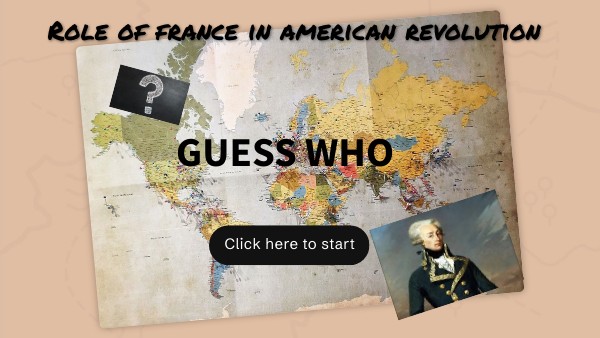 Guess Who American Revolution