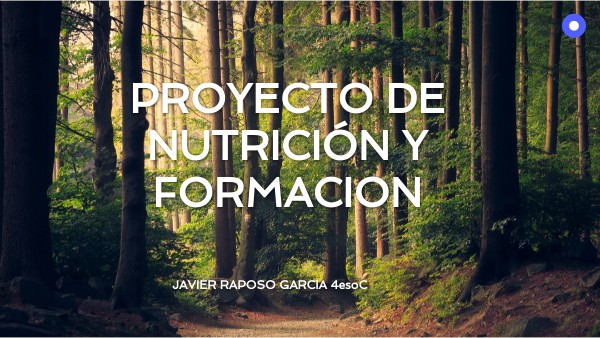 PRESENTACIÓN PROYECTO NUTRICION