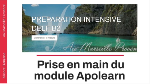 Prise en main module préparation DELF