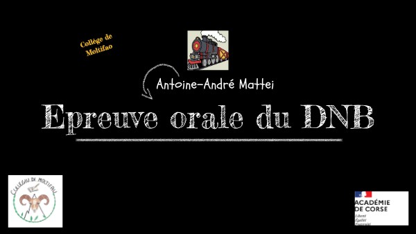 Exemple diaporama oral DNB 2022