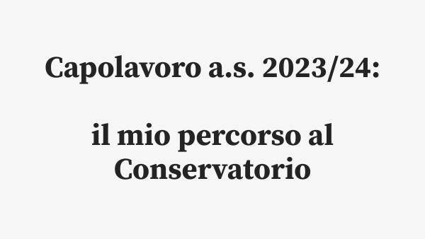 Capolavoro Unica 2024 | Genially
