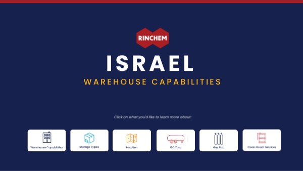 Neot Hovav, Israel Rinchem Warehouse Capacity