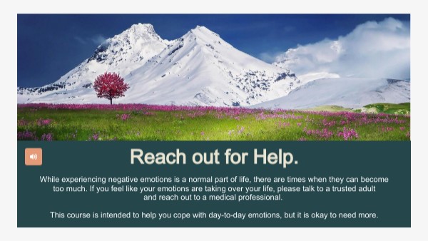 Reach out for Help