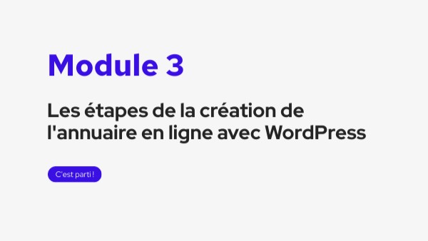 Cours interactive basique