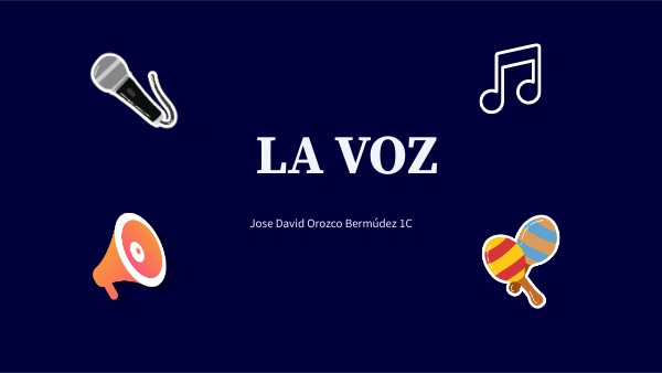 Trabajo música: la voz | Genially