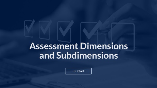 Assessment Dimensions/Subdimensions | Genially