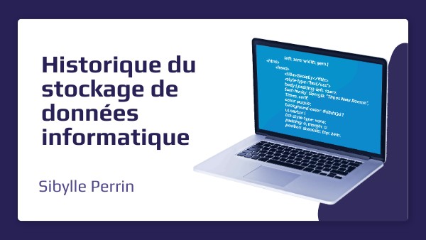 Historique du stockage de données informatique | Genially