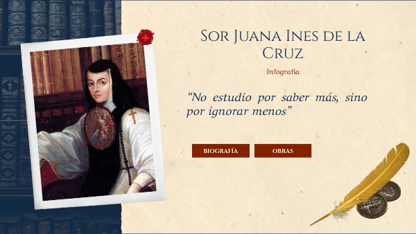 infografía de sor Juana | Genially