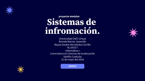 proyecto modular sistemas de informacion | Genially