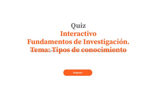 Quiz Interactivo básico