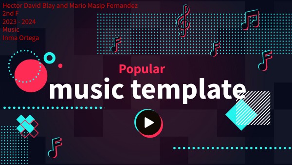 PRESENTACIÓN DANCE MUSIC | Genially