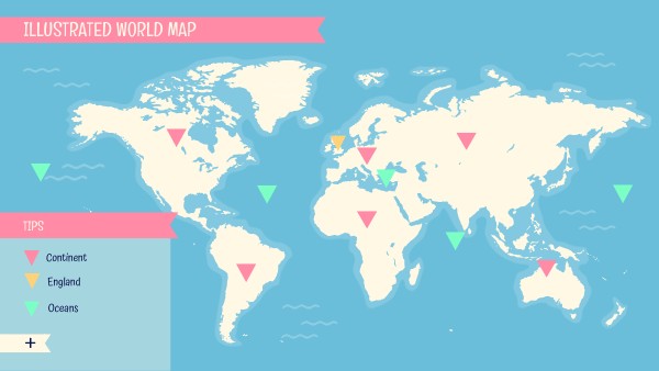 ILLUSTRATED WORLD MAP | Genially