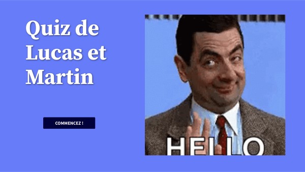 Quiz Lucas & Martin