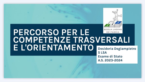 PRESENTAZIONE PCTO ESAME | Genially