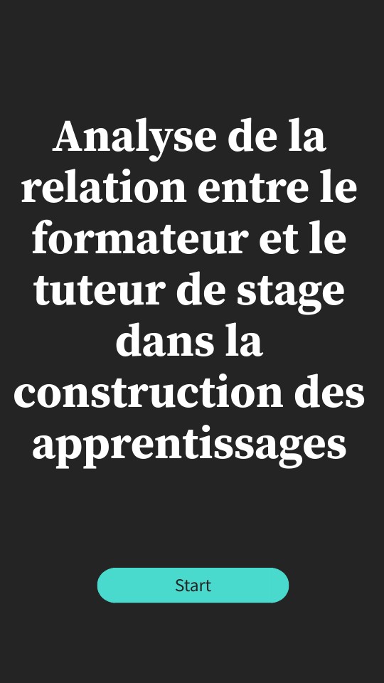 Présentation interactive basique mobile